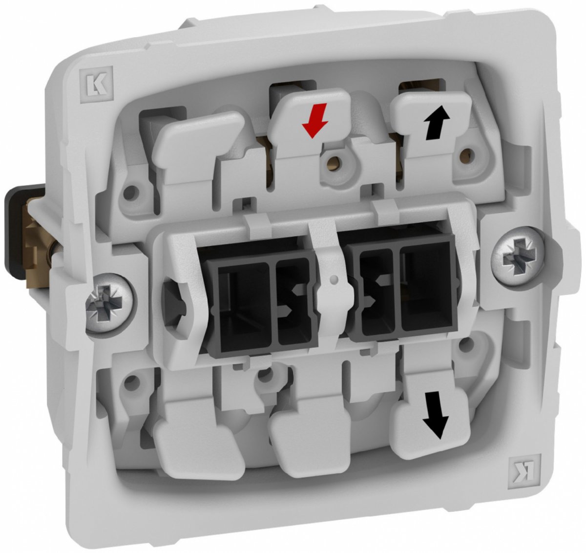 Fuga afbryder korrespondance 16AX 250V uden afdækning - Afbryder ...