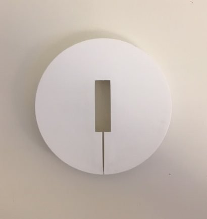 Roset til gulvmonteret radiator Ø 110 mm / 41 x 12 mm - Roset til ...