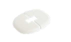 Roset Rio 124x103mm - Roset til gulvstående radiator - Nicobelli VVS