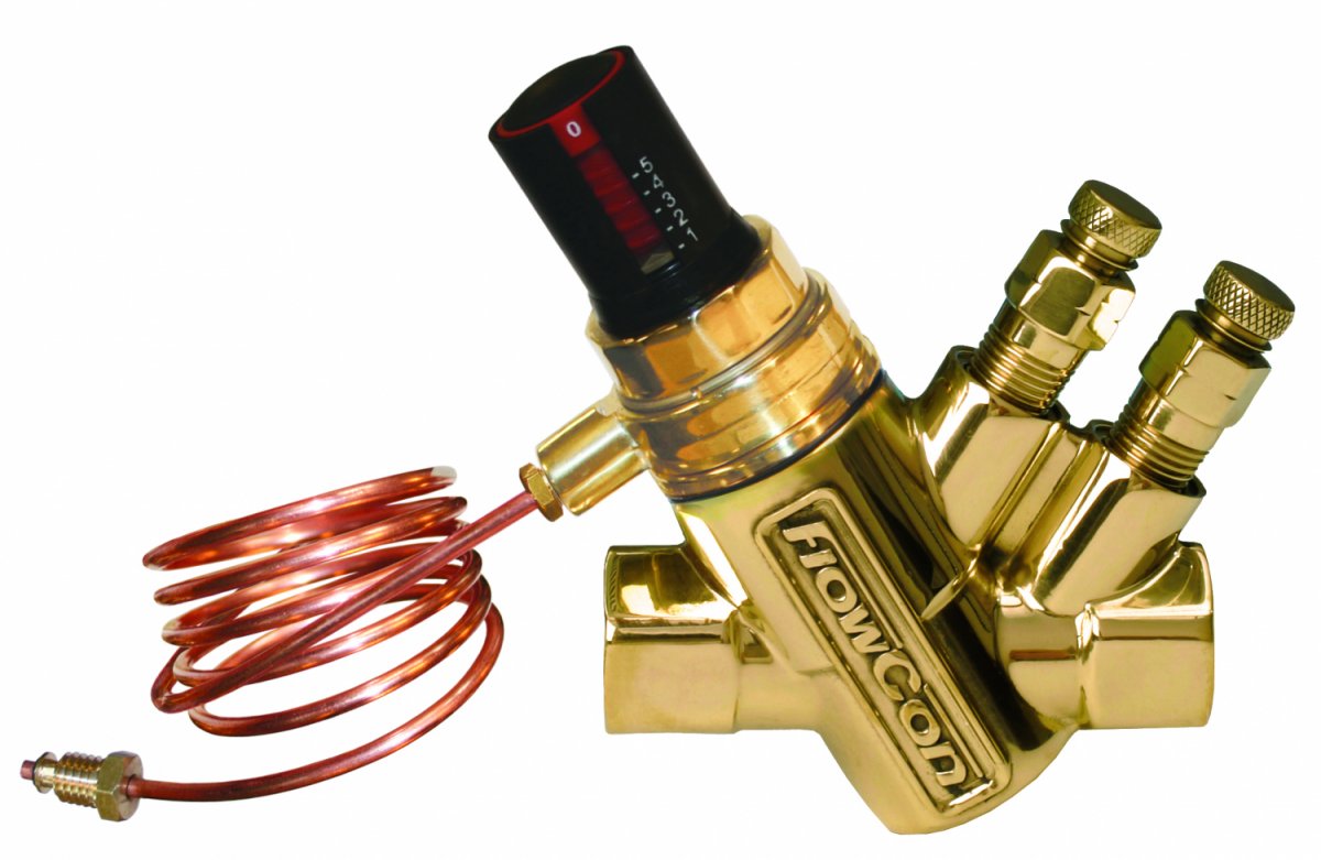 Flowcon EDP AB-Hus - FlowCon EDP tryk- og flowstyringsventil - Nicobelli VVS